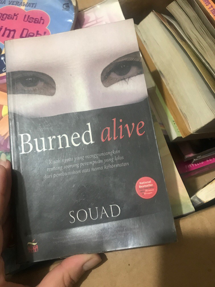 Burned alive, Buku & Alat Tulis, Buku di Carousell