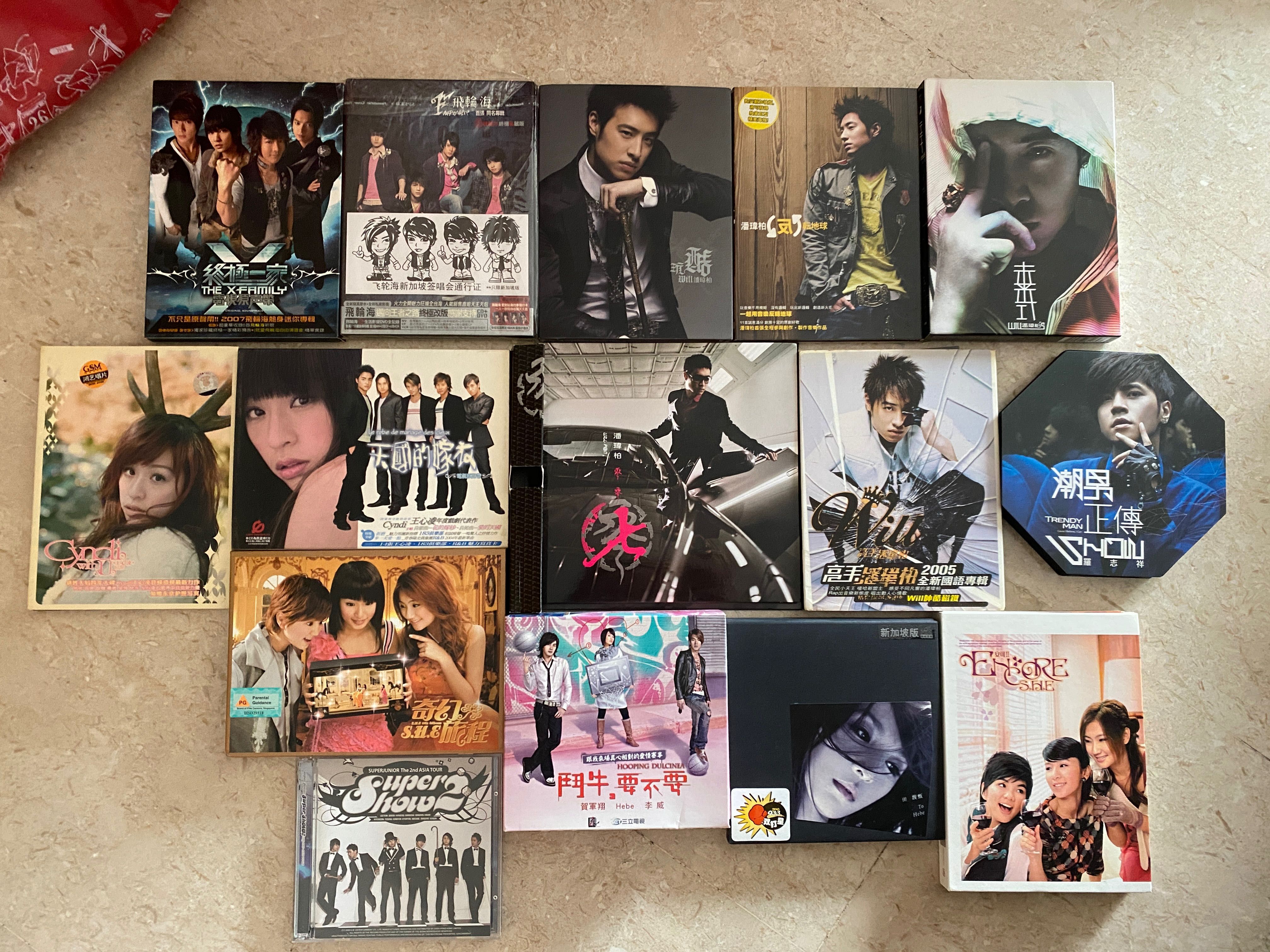 CD Album Will Pan S.H.E Fahrenheit Cyndi Wang Super Junior Show Luo, Hobbies & Toys, Music ...