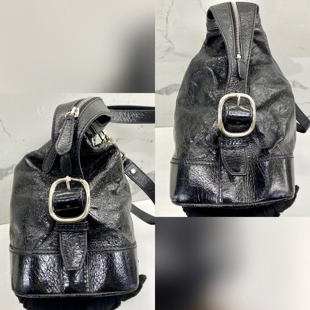CELINE BLACK MCADAM LOGO SHOULDER BAG 227025028 %, Luxury, Bags ...