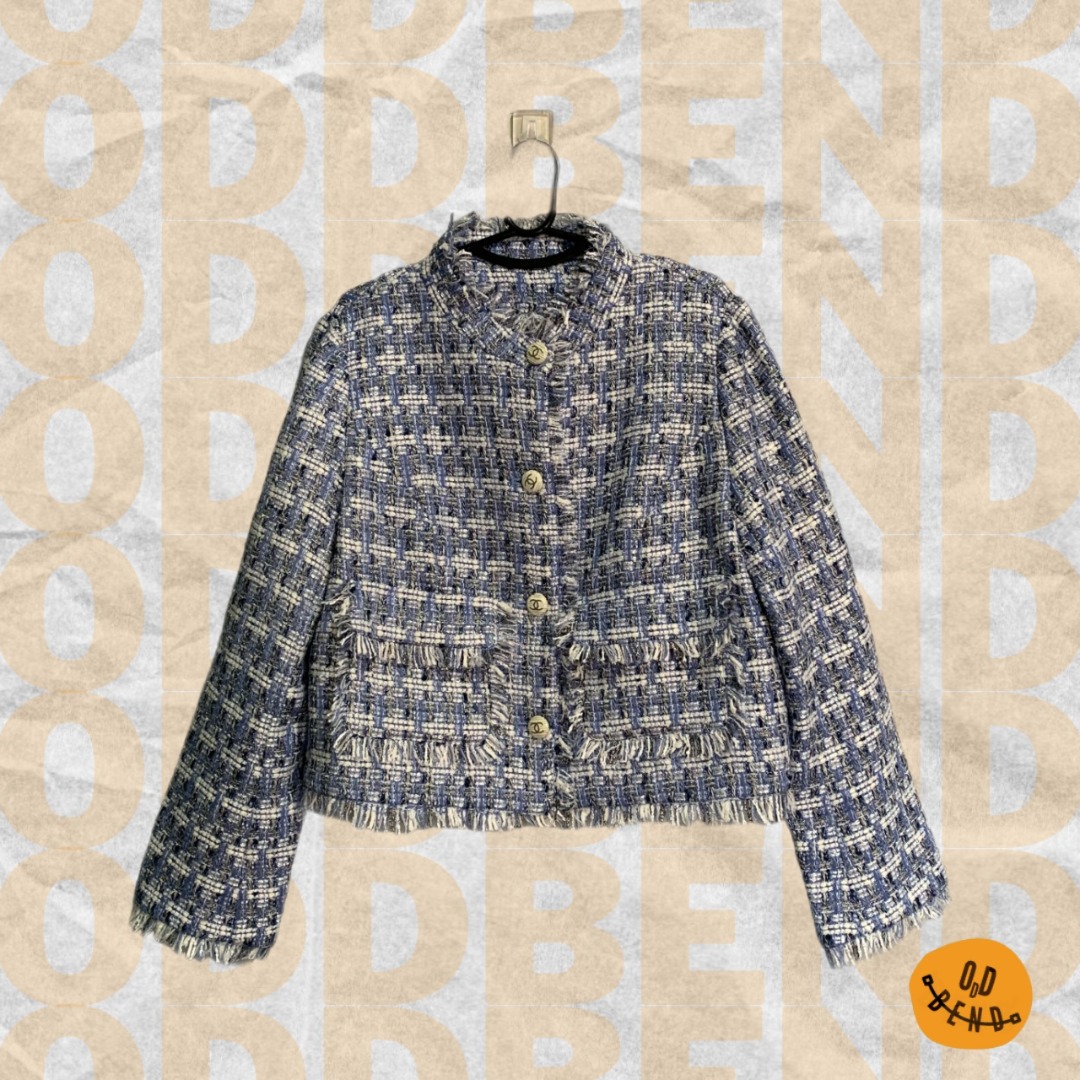 CHANEL MULTI TWEED JACKET, Luxury, Apparel on Carousell
