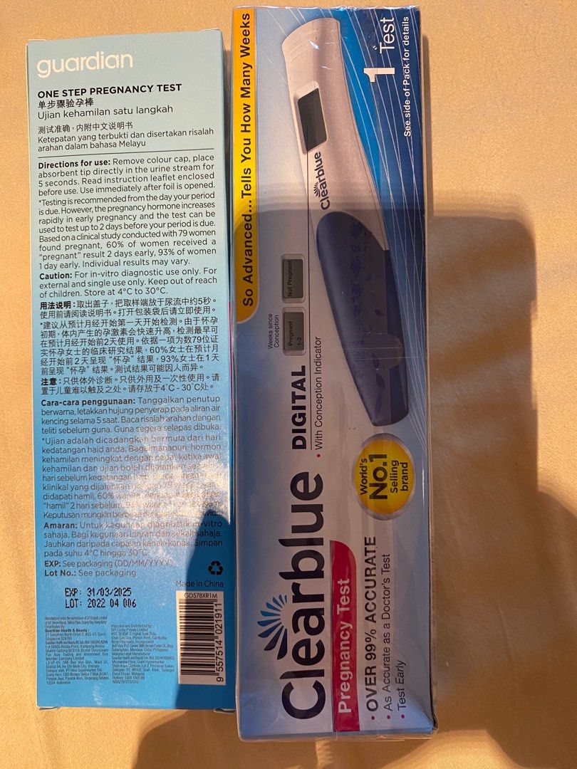 Clearblue Pregnancy Test Kit, Babies & Kids, Maternity Care on Carousell