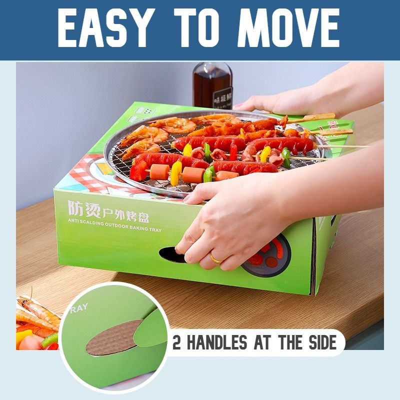 co Friendly Disposable BBQ Pit/ Quick Setup BBQ Pit/ Disposable BBQ ...