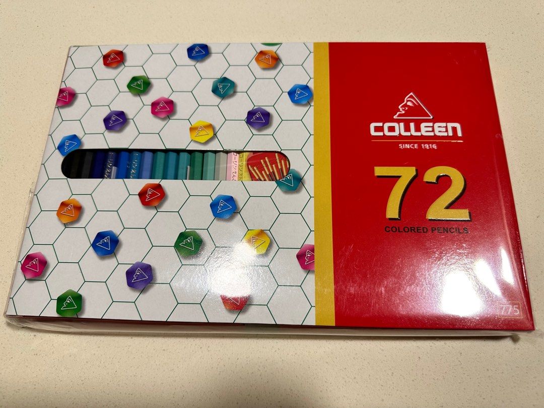 COLLEEN 72 color pencils, Hobbies & Toys, Stationery & Craft ...