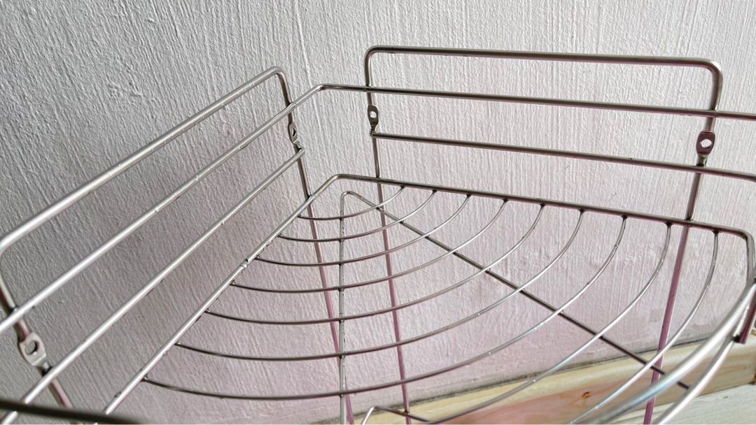 Corner 2 tier metal Steel Rack, Furniture & Home Living, Bathroom ...
