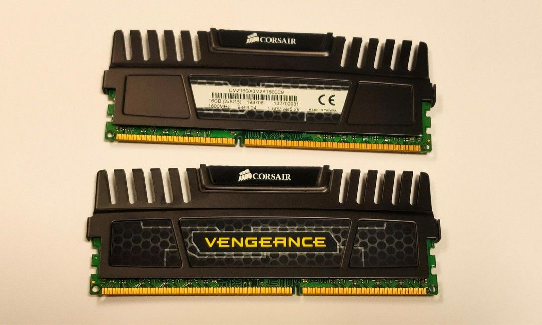 Corsair RAM Sticks 16GB (8GBx2) DDR3, Computers & Tech, Parts ...