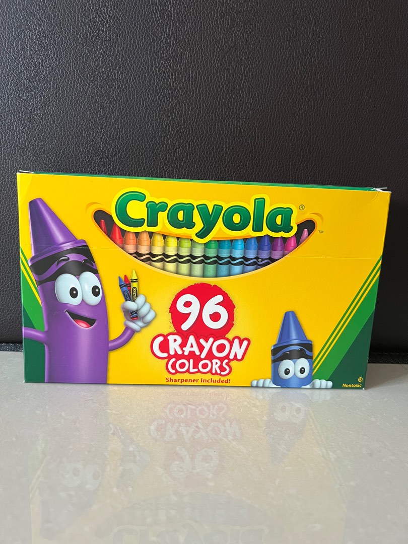 Crayola 96 crayon colours, Hobbies & Toys, Stationery & Craft ...