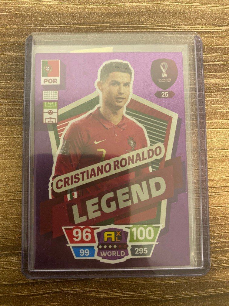 Cristiano Ronaldo legend card (panini adrenalyn xl wc edition), Hobbies ...