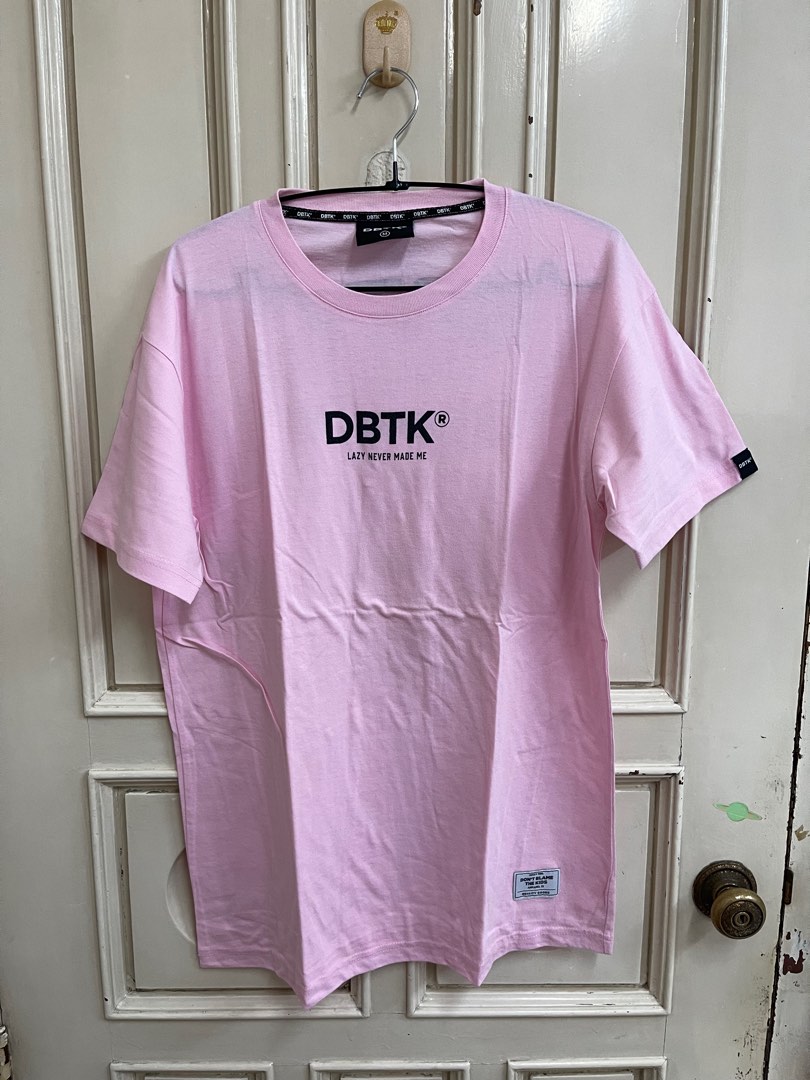 DBTK Lazy Never Made Me Pink Tee, Men's Fashion, Tops & Sets, Tshirts ...