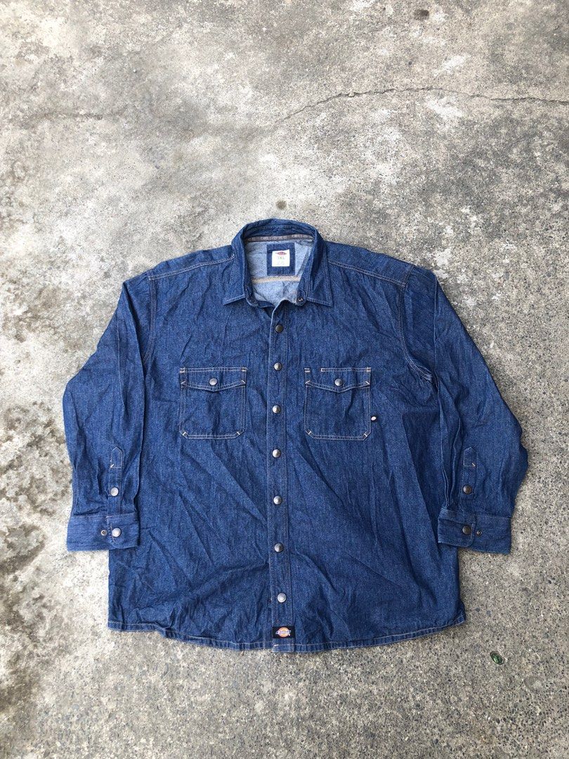 Dickies Denim Jacket Mens Fashion Coats Jackets And Outerwear On Carousell