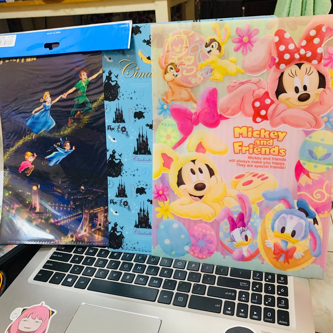 Disney file folder made in japan, Hobbies & Toys, Stationary & Craft ...