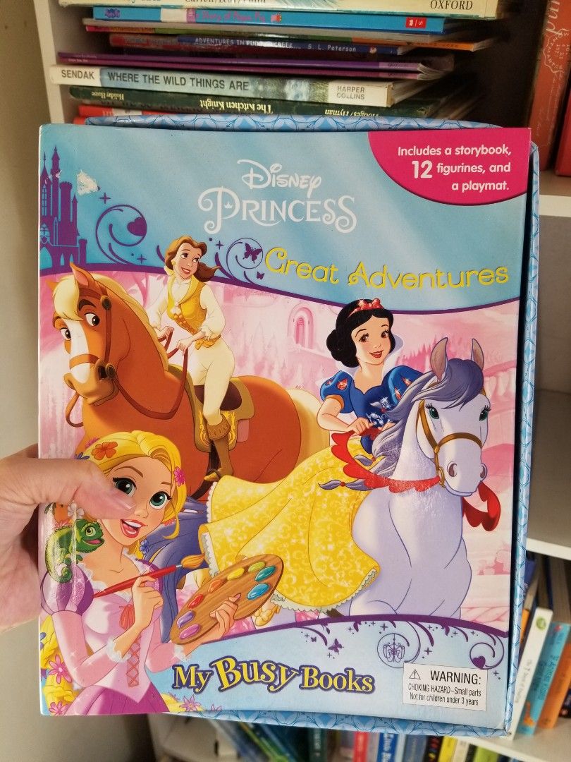 Disney Princesses Busybook, Hobbies & Toys, Books & Magazines, Children ...