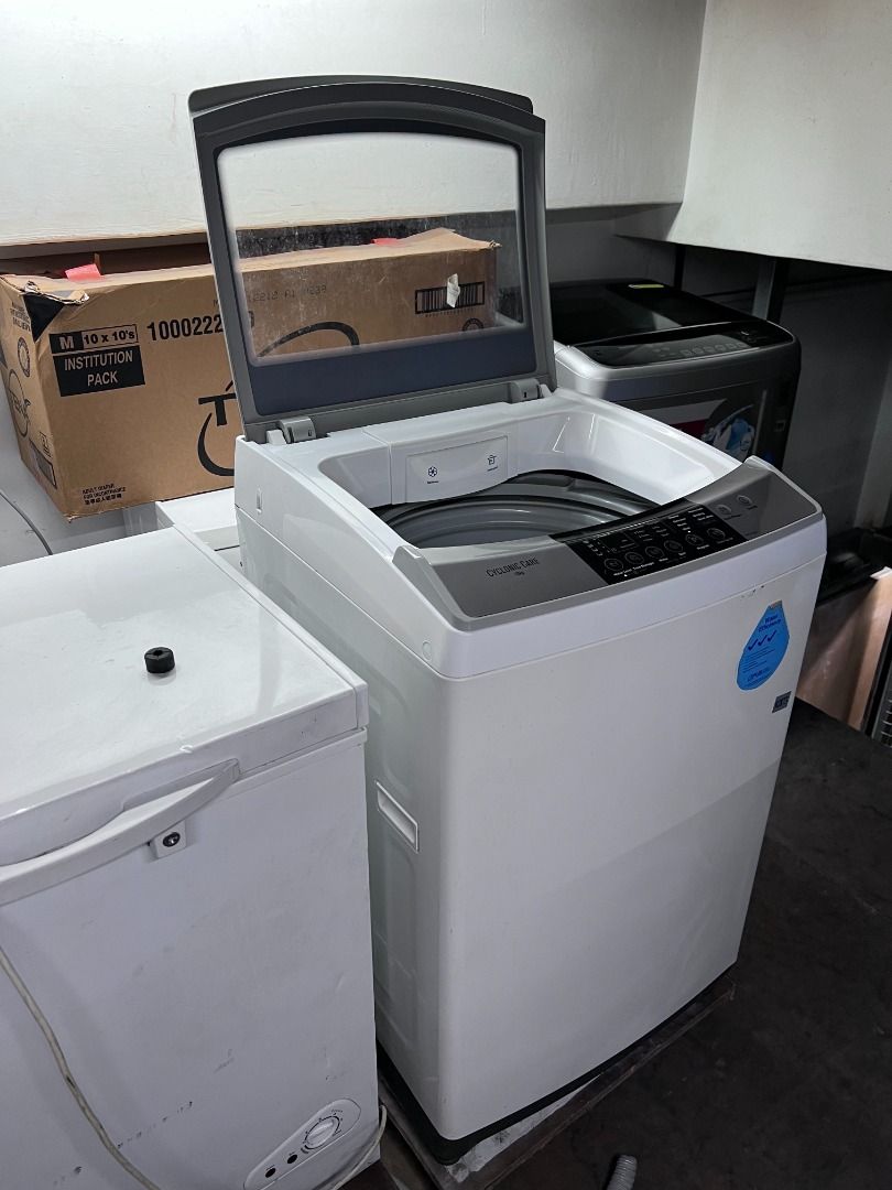 ELECTROLUX Top Load Washer 10kg EWT105WN (92873), TV & Home Appliances ...