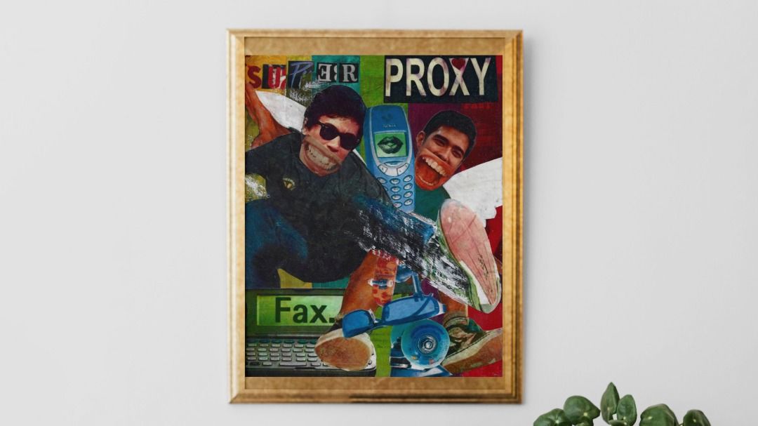 ERASERHEADS & FRANCIS M Collage Art - Superproxy - Freefone ...