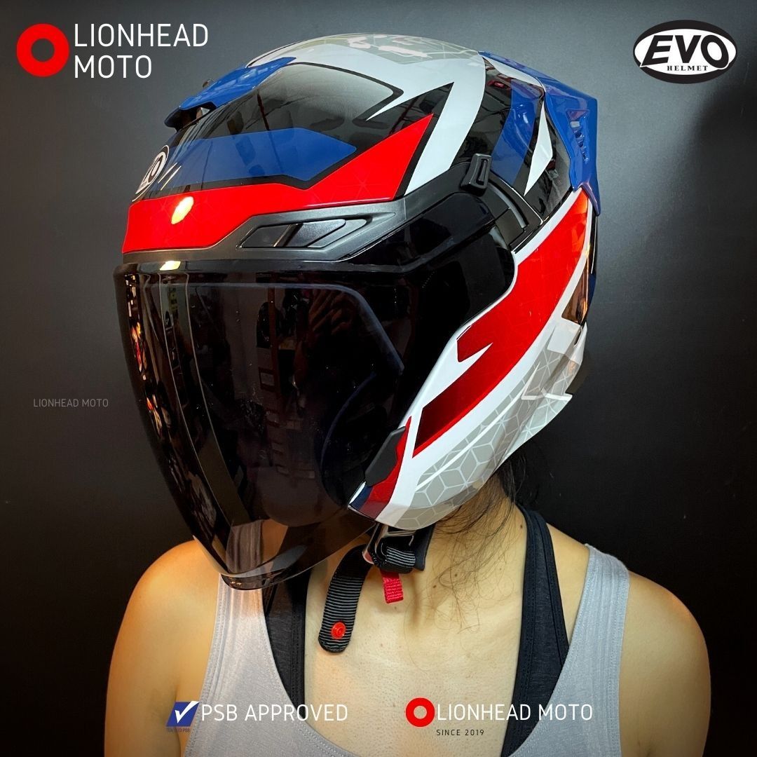 EVO RS9 SUNVISOR HELMETS PSB APPROVED FREE DELIVERY, Motorcycles ...