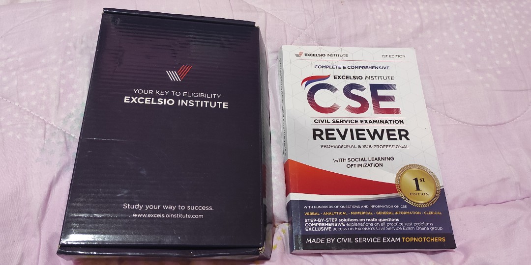 Excelsio Institute: CSE Reviewer, Hobbies & Toys, Books & Magazines ...