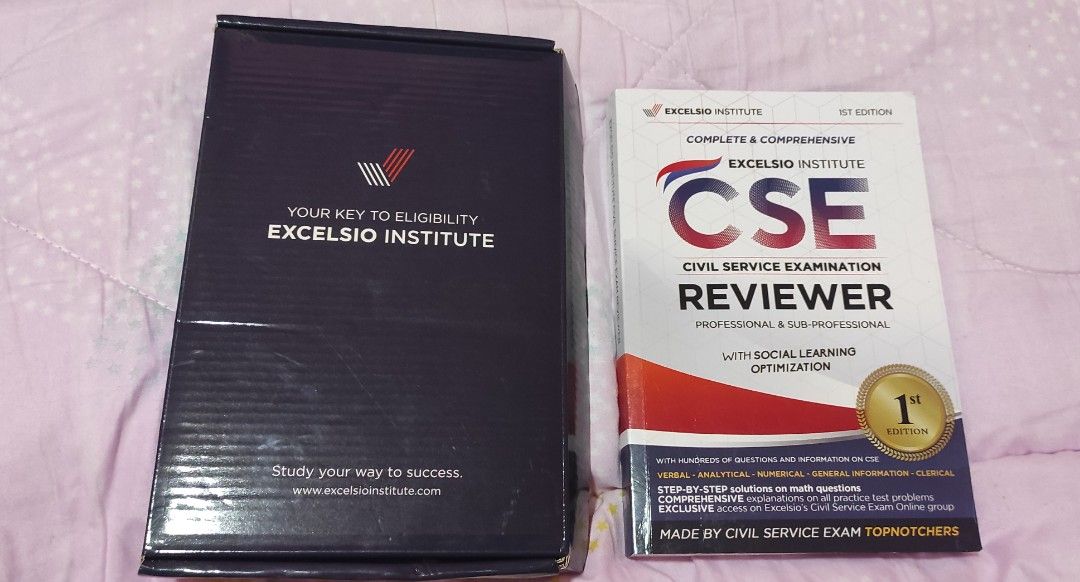Excelsio Institute: CSE Reviewer, Hobbies & Toys, Books & Magazines ...