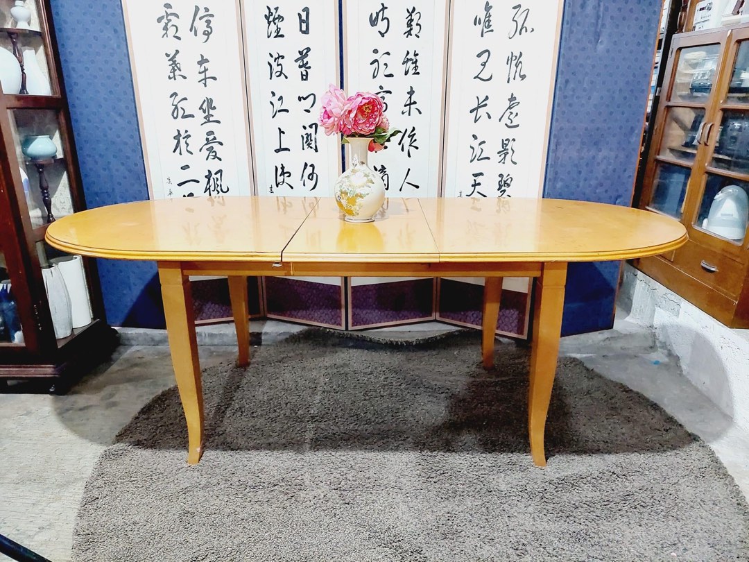Expandable dining table japan surplus, Furniture & Home Living ...