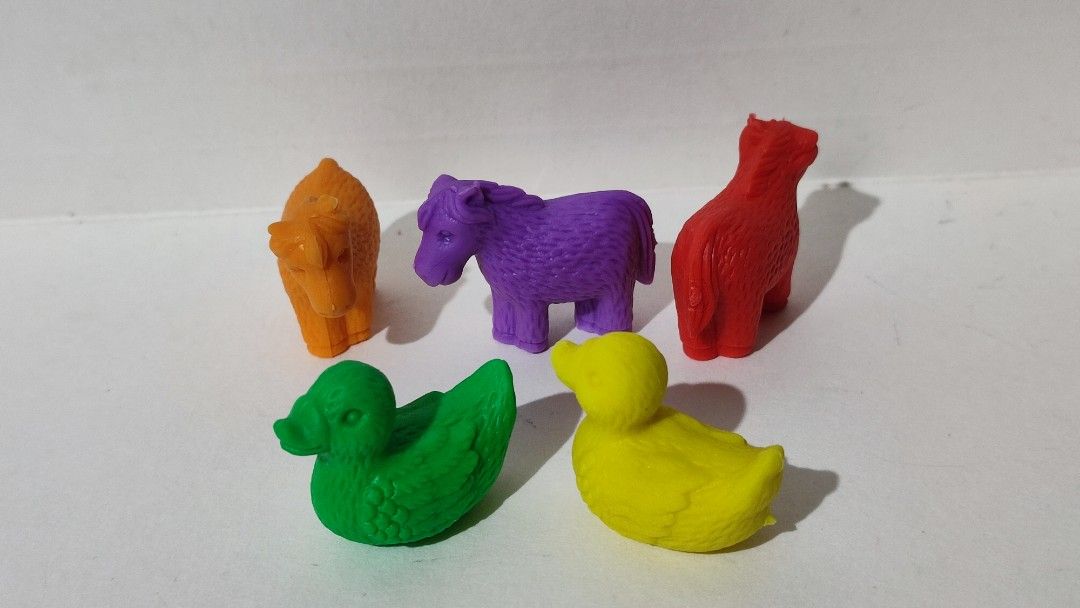 FARM ANIMALS Mini Rubber Toys, Hobbies & Toys, Toys & Games on Carousell