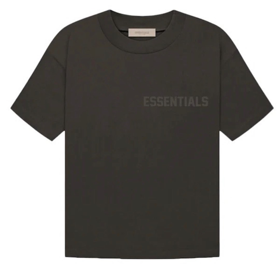 (INSTOCK) FEAR OF GOD ESSENTIALS OFF BLACK TEE, Men's Fashion, Tops ...