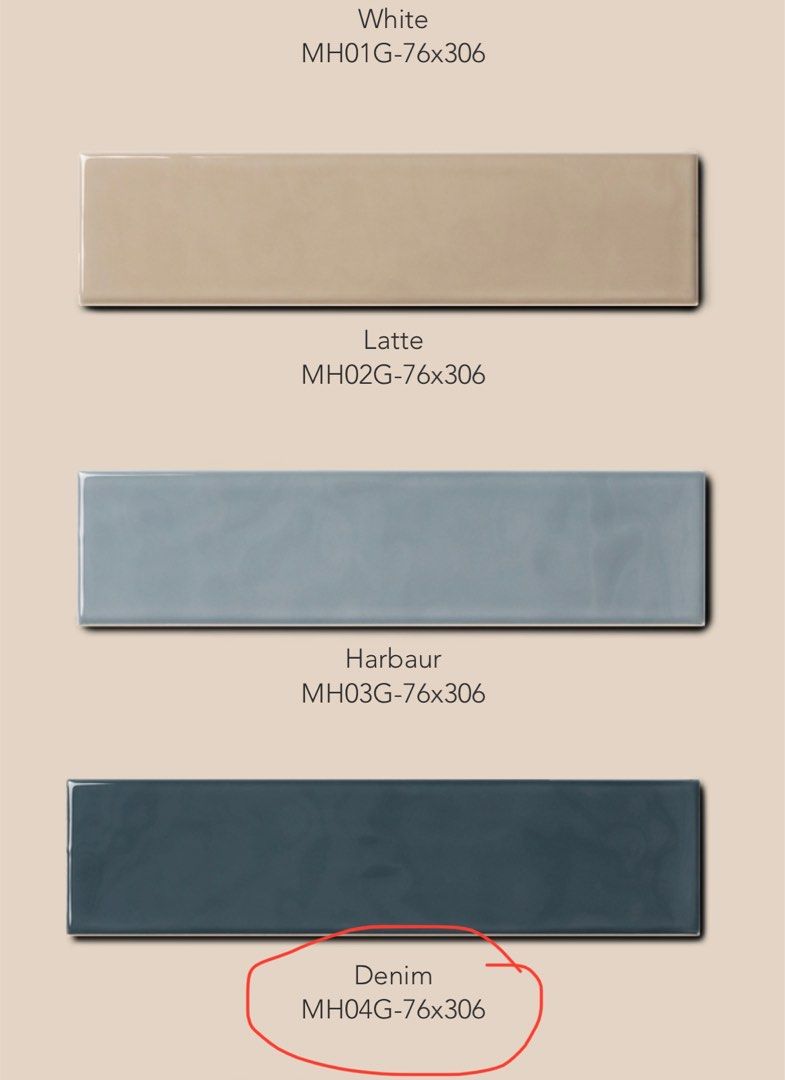 Feruni Tiles Manhattan Series - Subway Tiles - Denim/Blue Color ...