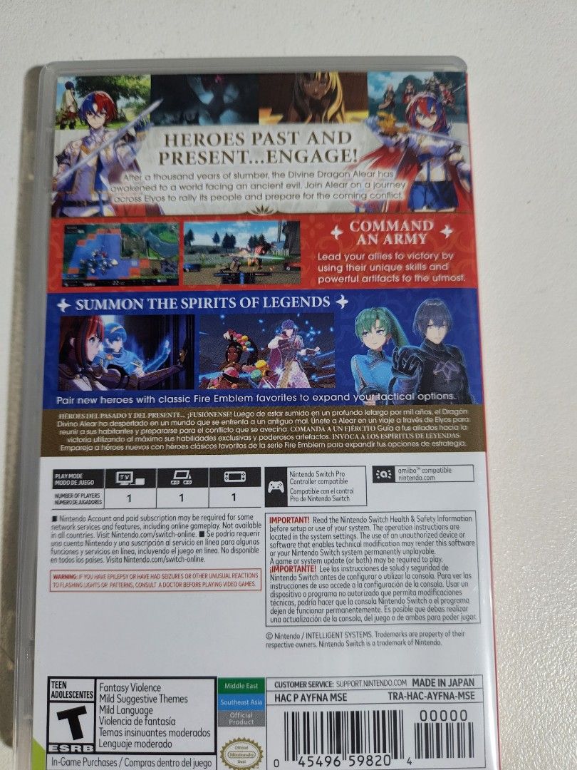 Fire Emblem Engage, Video Gaming, Video Game Consoles, Nintendo on ...
