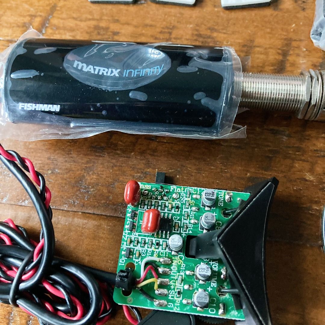 Fishman Matrix Infinity Acoustic Guitar Pickup, Hobbies & Toys, Music ...