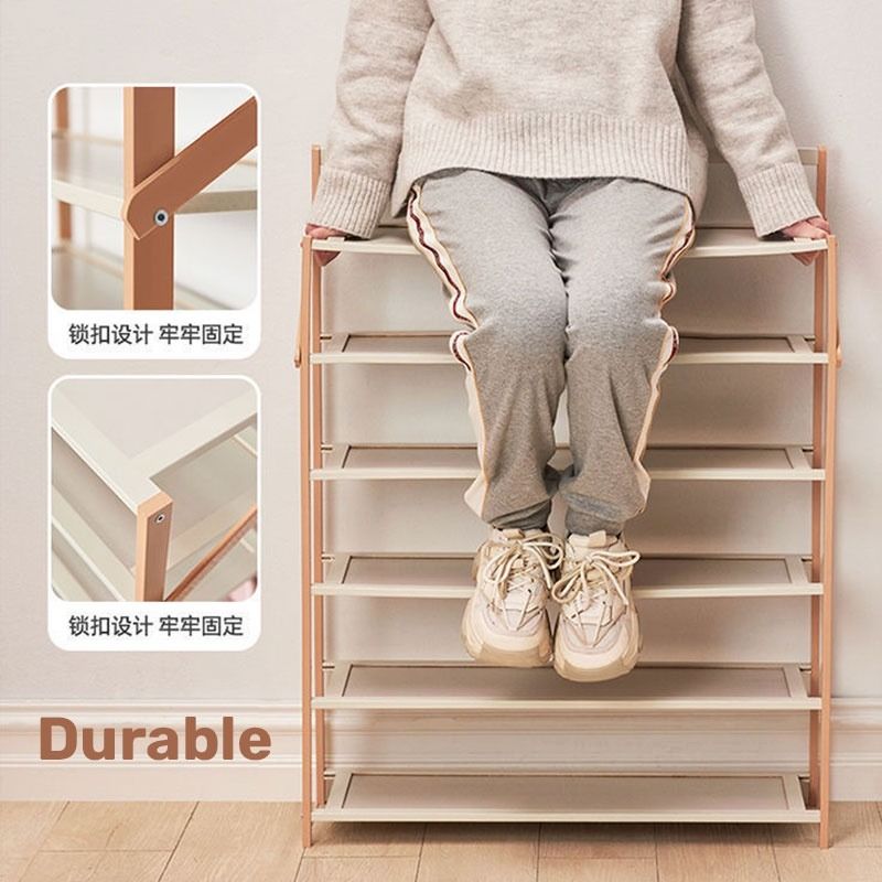 Foldable Bamboo Shoe Rack/ Shoe Organizer, Furniture & Home Living ...