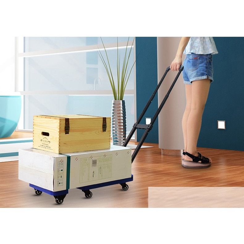 Foldable Trolley Flatbed Trolley Foldable trolley with Wheels Trolley ...