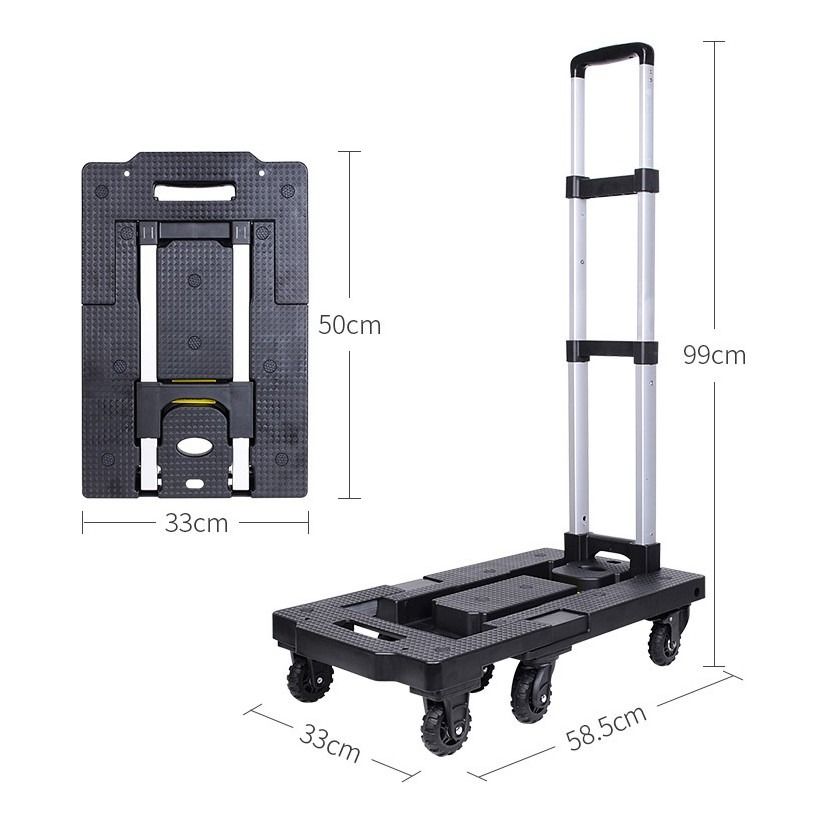 Foldable Trolley Flatbed Trolley Foldable trolley with Wheels Trolley ...