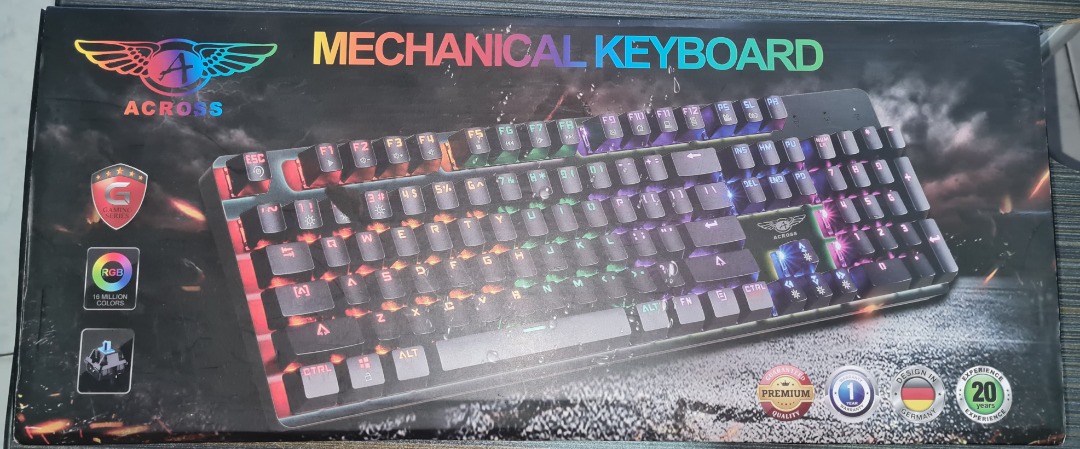 For Sale - Across RGB Mechanical Keyboard (Used), Computers & Tech ...
