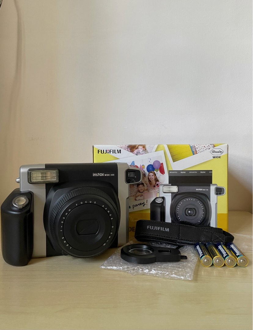 Fujifilm Instax Wide 300 Polaroid Camera, Photography, Cameras on Carousell