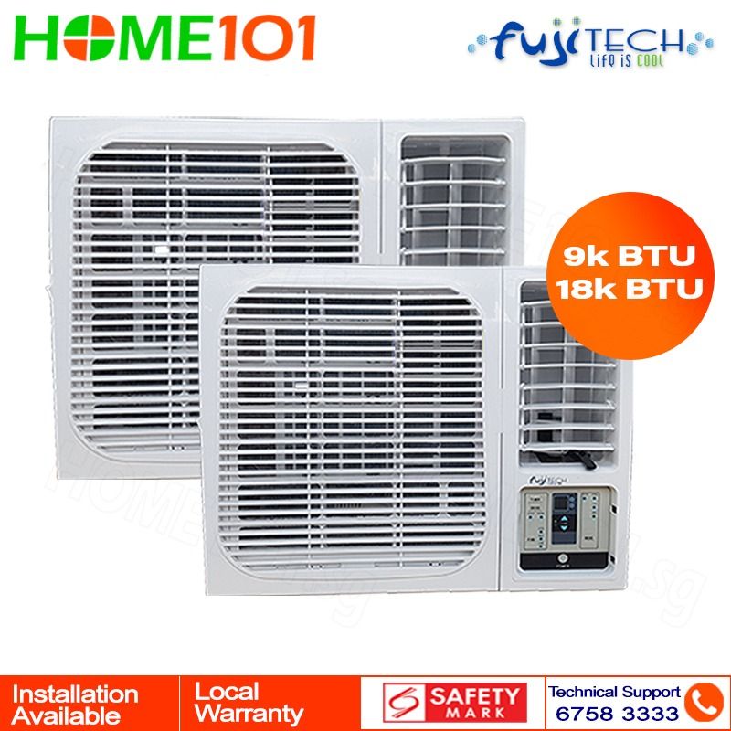 Fujitech Window Air Con 9000BTU / 12000BTU [FW-09][FW-12], TV & Home ...