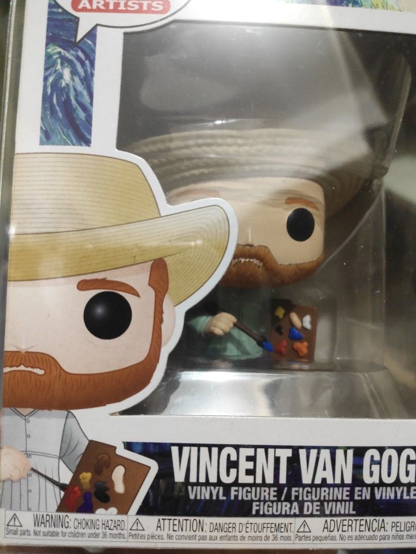 Funko Pop Vincent Van Gogh "Rare Error Pop Brush Tip", Hobbies & Toys, Toys & Games on Carousell