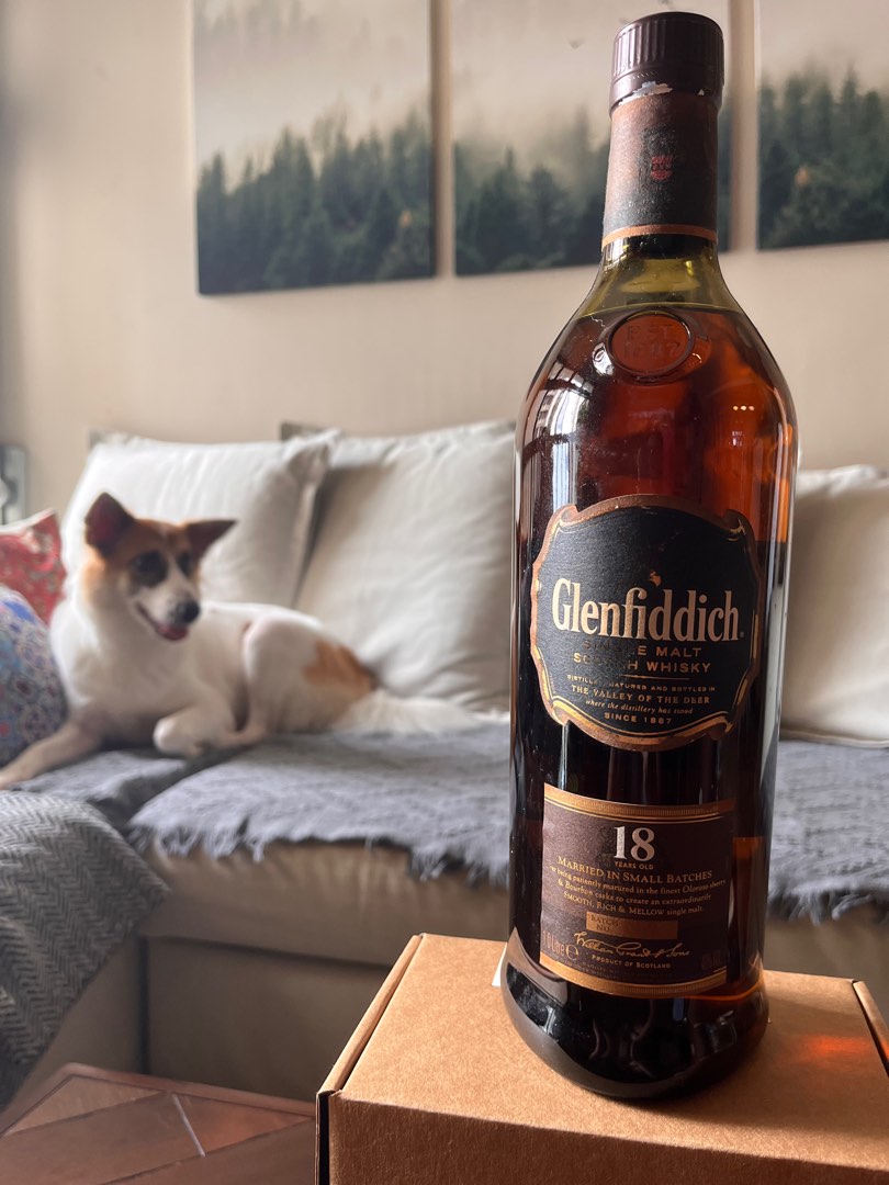 Glenfiddich - 18 years Single Malt 1L, Food & Drinks, Alcoholic ...