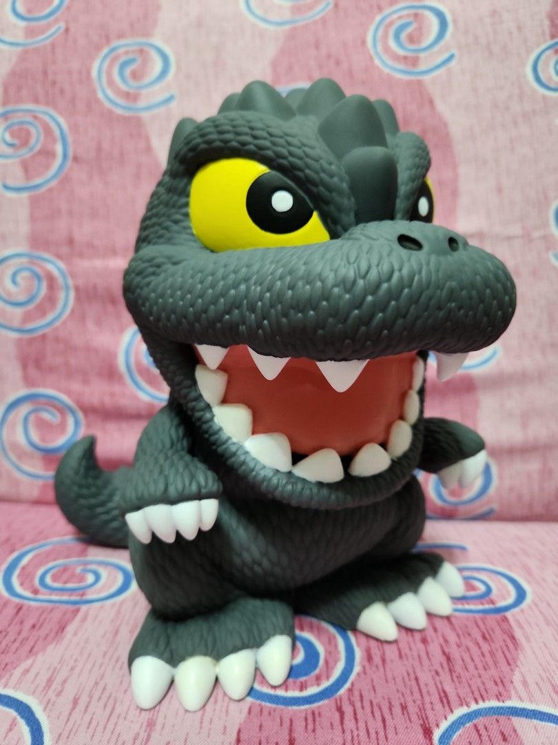 Godzilla Coin Bank, Hobbies & Toys, Toys & Games on Carousell