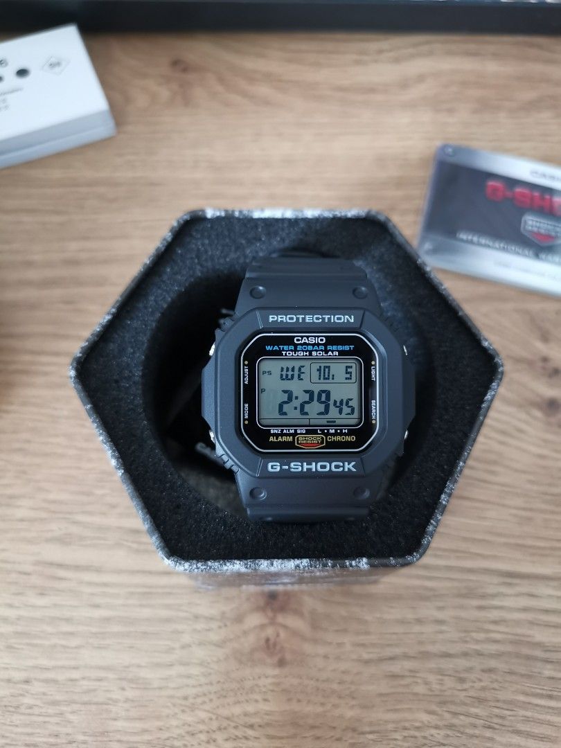 G-Shock G5600 Solar Watch Casio G-Shock GSHOCK, Men's Fashion, Watches & Accessories, Watches on ...