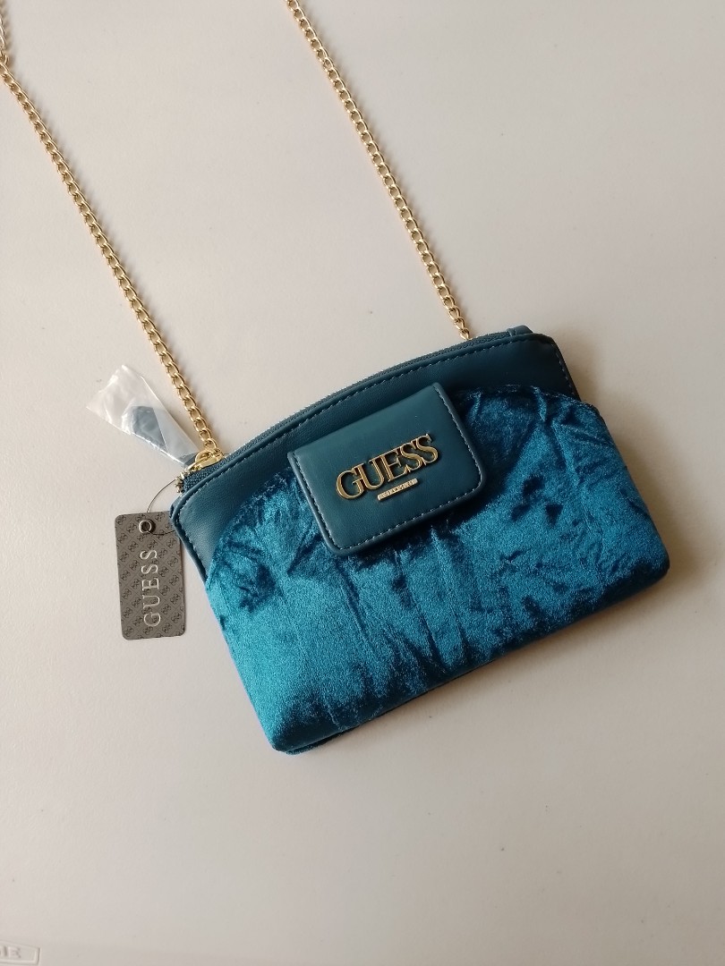 GUESS Chain Sling Crossbody Bag, Women's Fashion, Bags & Wallets, Cross ...