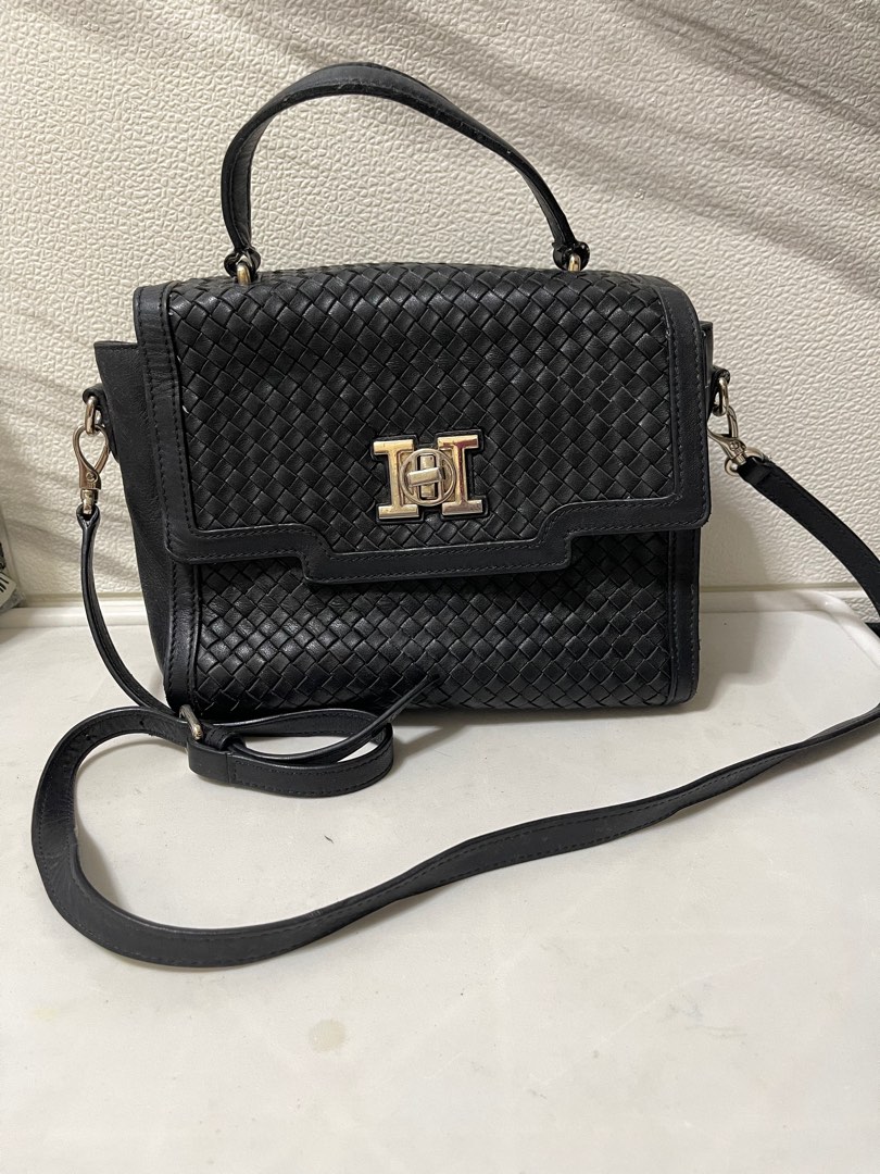 HR banig leather style Top Handle Bag, Women's Fashion, Bags & Wallets ...