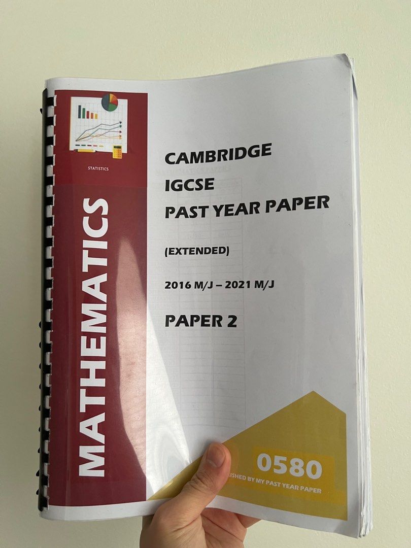 IGCSE MATHEMATICS PAST YEAR PAPER BOOKS, Hobbies & Toys, Books ...