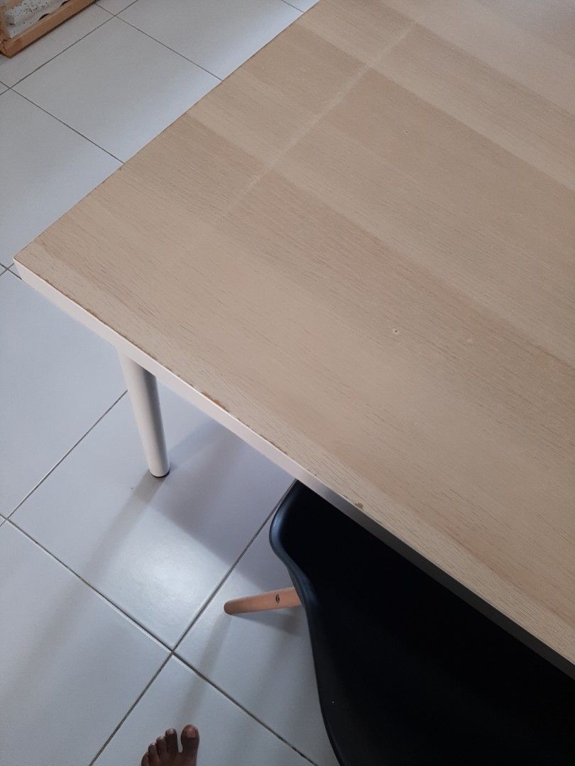 IKEA LINNMON TABLE DESK DINING, Furniture & Home Living, Furniture ...