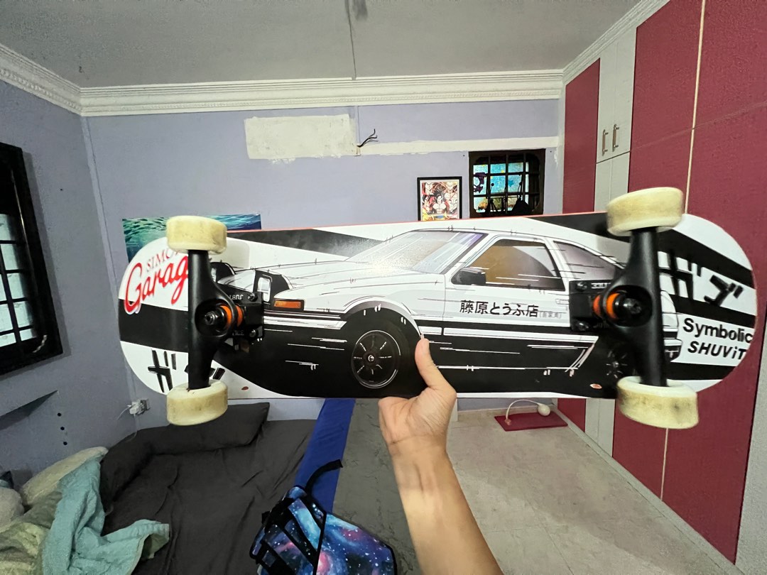 Initial D skateboard, Sports Equipment, Sports & Games, Skates ...