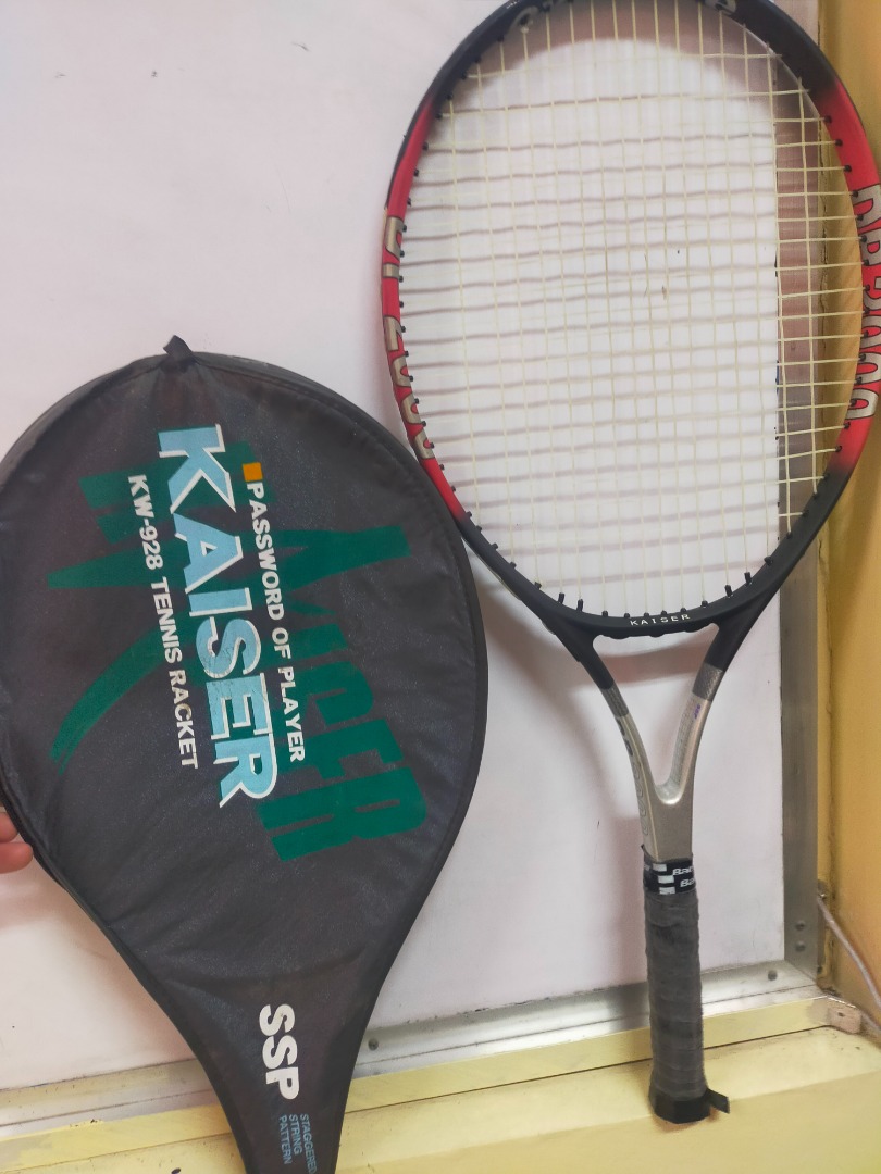 Kaiser KW-928 Tennis Racket, Sports Equipment, Sports & Games, Racket and Ball Sports on Carousell