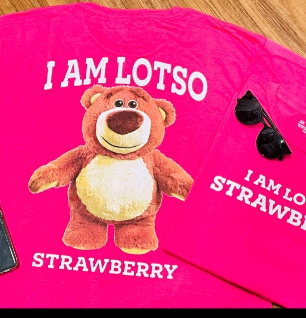 Kaos lotso jumbo baju lotso big size kaos beruang lotso, Fesyen Wanita ...