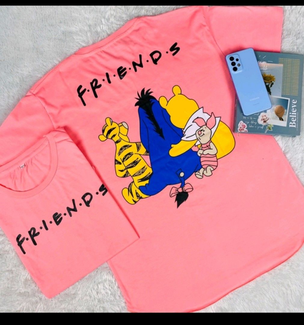 Kaos winnie the pooh friends jumbo baju winnie the pooh friends big ...