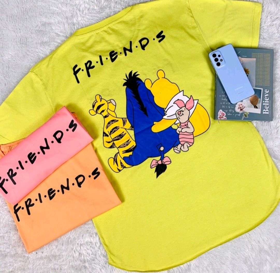 Kaos winnie the pooh friends jumbo baju winnie the pooh friends big ...