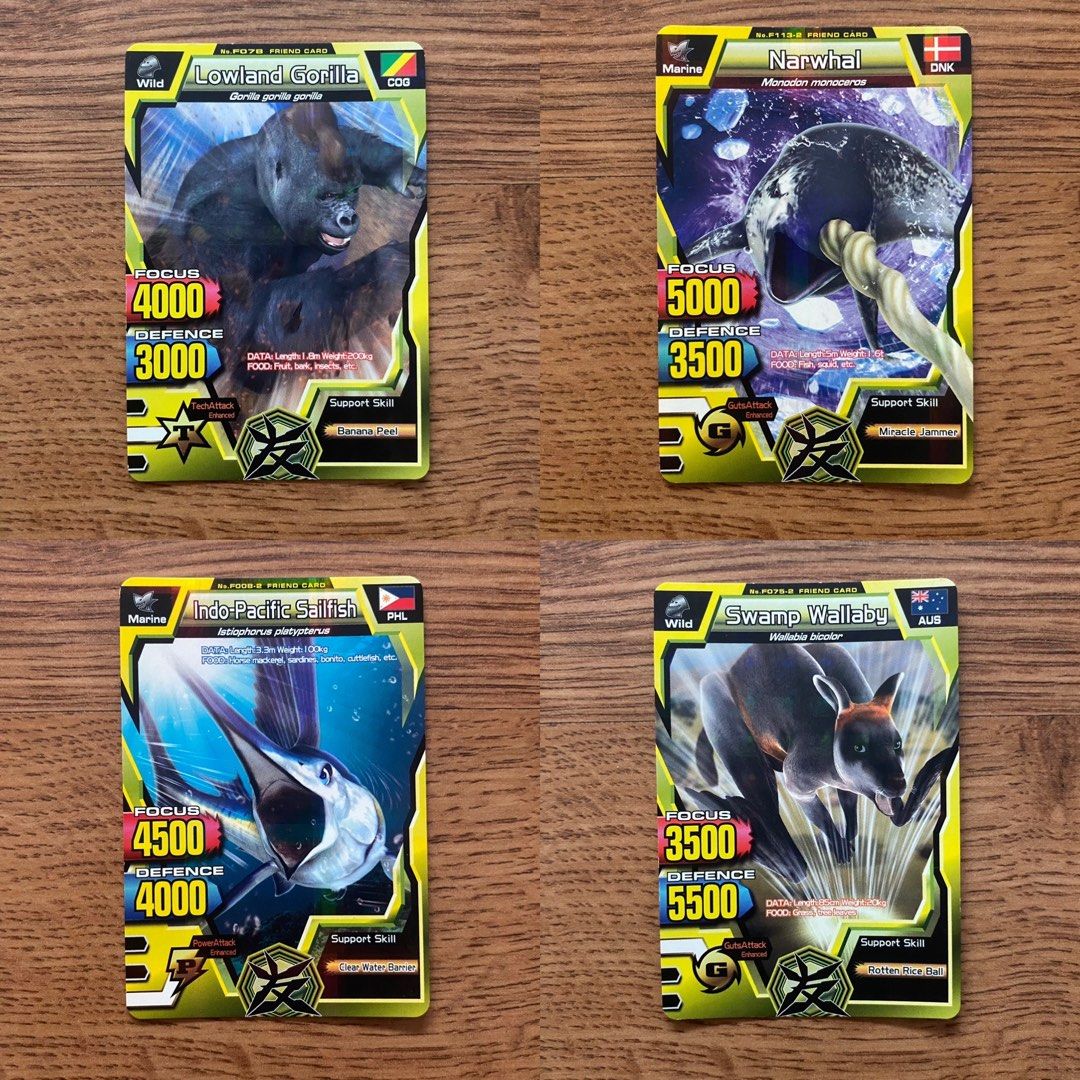 Kartu Animal Kaiser Friend Narwhal M1 Asli, Toys & Collectibles ...