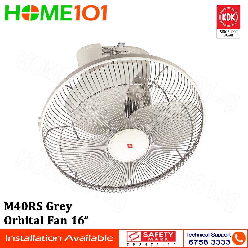 KDK Auto Fan 40cm w/ Metal Blade M40RS, Furniture & Home Living ...
