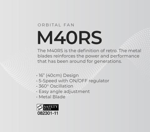 KDK Auto Fan 40cm w/ Metal Blade M40RS, Furniture & Home Living ...