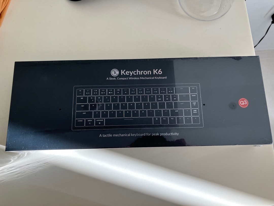 Keychron K6 keyboard / RGB with aluminium + Brown Switch (not hotswapable), Computers & Tech ...