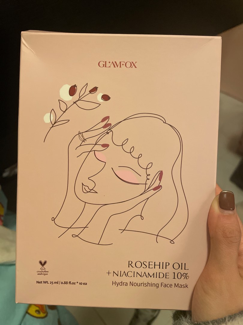 Korea Glamfox Paper Mask, 美容＆個人護理, 健康及美容 - 皮膚護理, 面部 - 面部護理 - Carousell